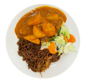 干咖喱鸡面 / Dried Curry Chicken with Noodles – UTAR Cafeteria (Block G)